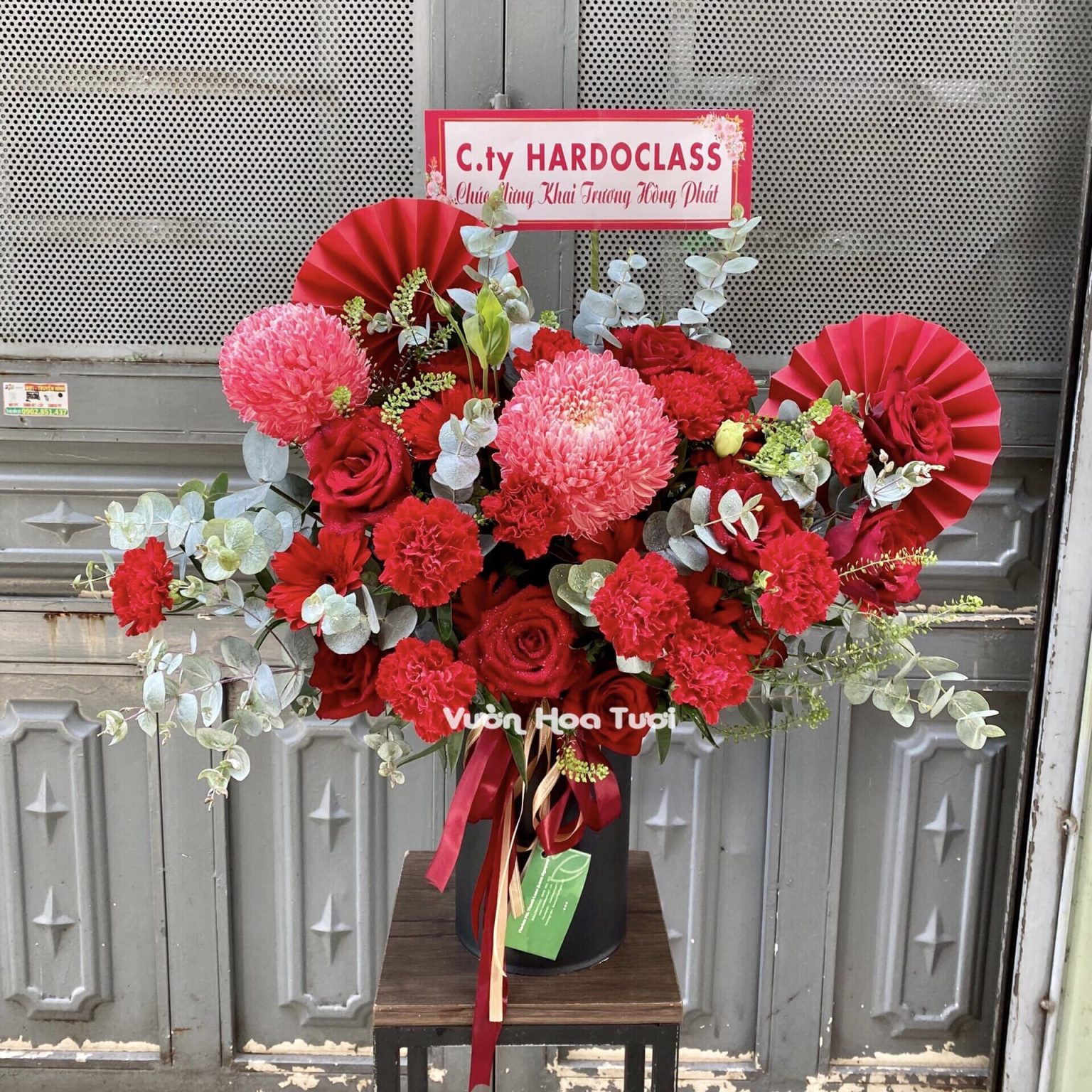 Lẵng Hoa Sinh Nhật Green Wicky Nhiệt Đới Gửi Sự Tươi Mới